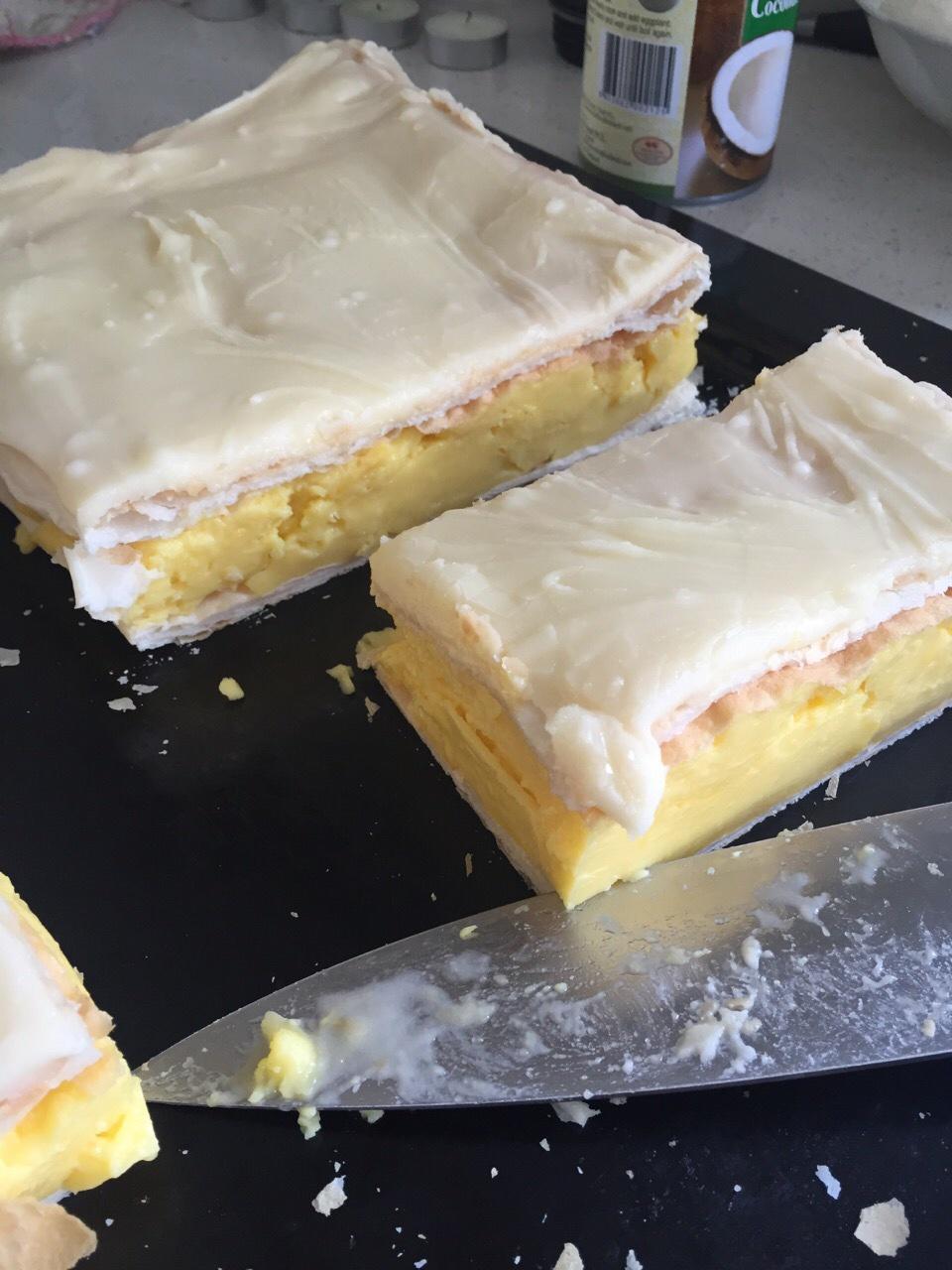 【custard square的做法步骤图】GraceNZ_下厨房