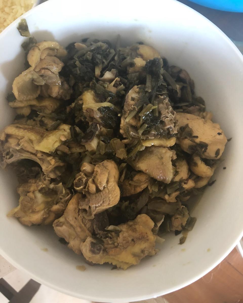 【雪菜烧鸡块图片】小文_vky7_下厨房