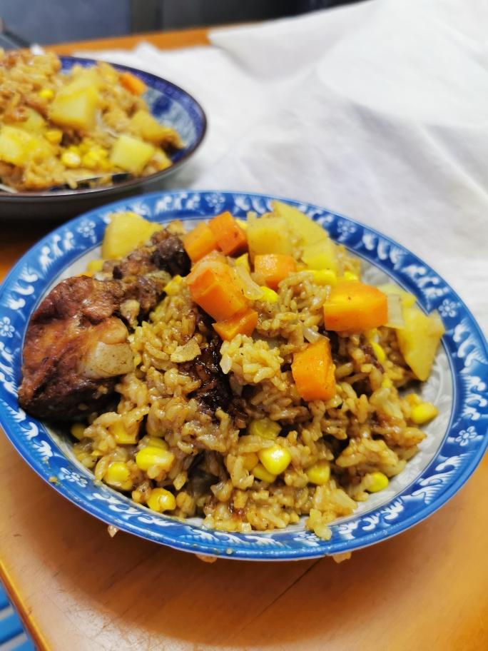 【排骨米饭的做法步骤图，排骨米饭怎么做好吃】佑铭_s1y0_下厨房