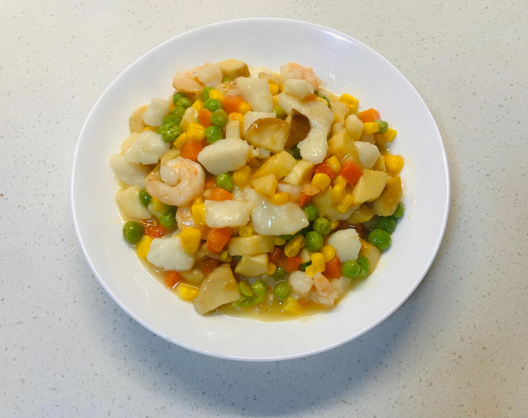 【缤纷小炒皇（龙利鱼&虾仁）by wqy的做法步骤图】吴青芸_下厨房