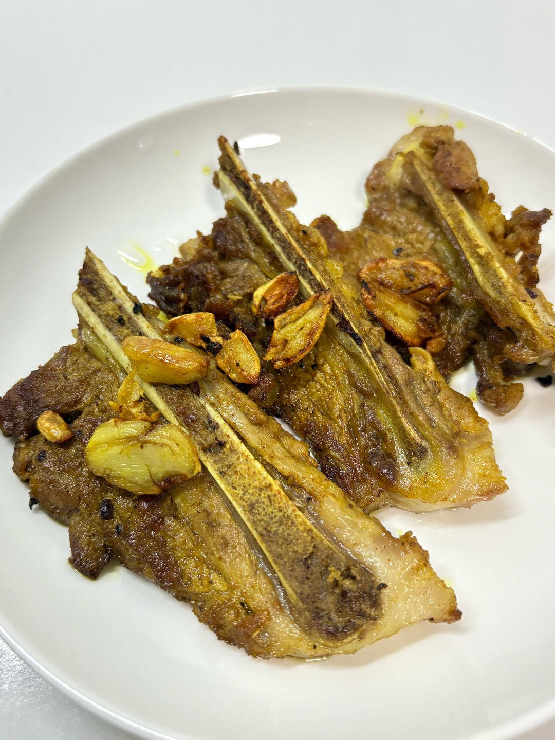 【蒜香姜黄黑椒猪肋排的做法步骤图】Kaikaka_下厨房