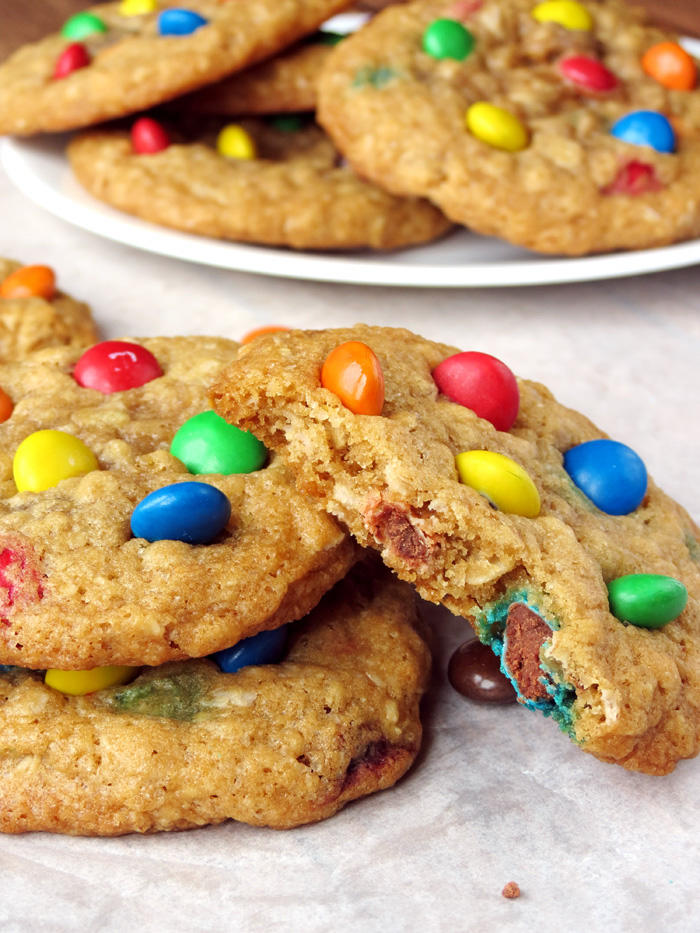 【Coconut oil m&m’s cookies的做法步骤图】DrHE_下厨房