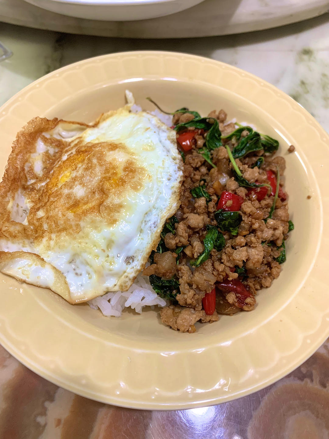 【正宗泰国打抛猪肉末（Pad ga prao mu）图片】我是全世界最美的七七阿_下厨房