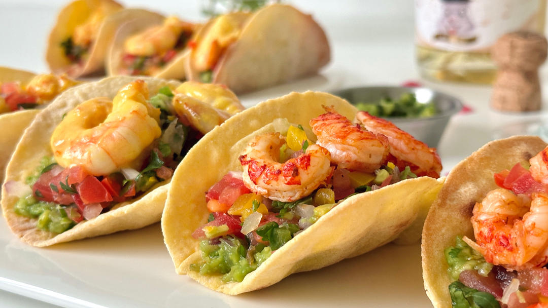 【Taco Tuesday ｜牛油果酱虾仁塔可🌮️自制Taco饼皮的做法步骤图】Dana大拿_下厨房