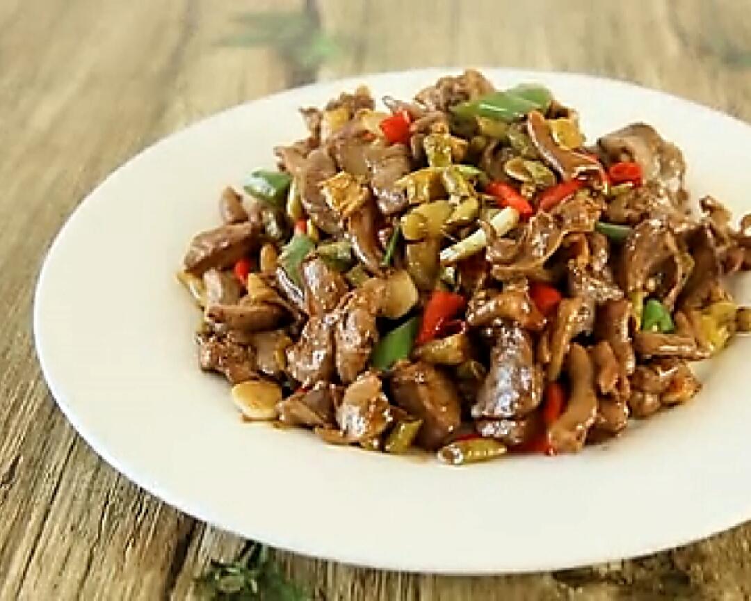 【鸡胗【酸辣鸡杂】酸豆角的做法步骤图】zhu食全食美_下厨房