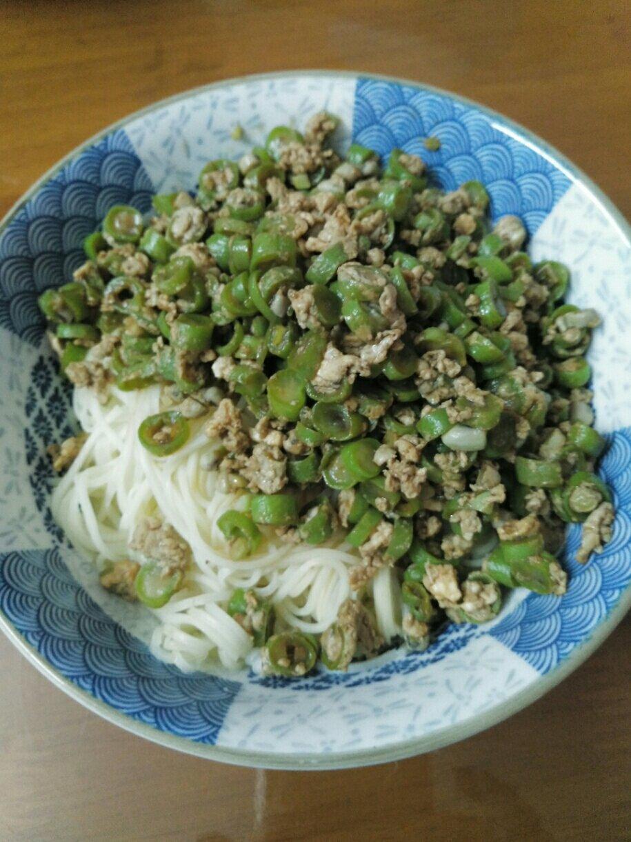 【豆角肉沫打卤面图片】宛若清扬_dybi_下厨房