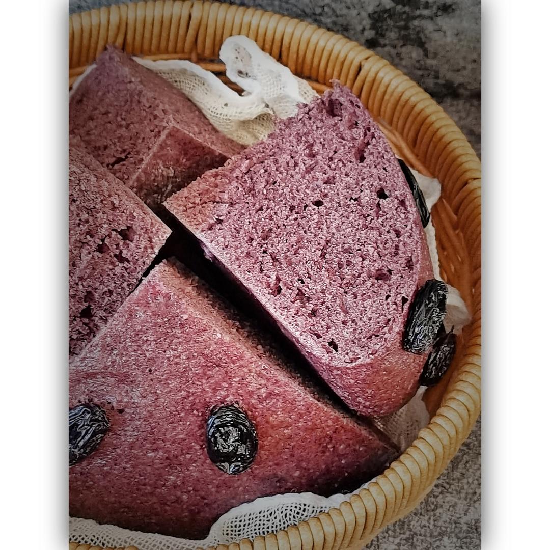 【软乎乎、暄腾腾的杂粮发糕│玉米面&黑米面图片】璀璨星空_i7xk_下厨房