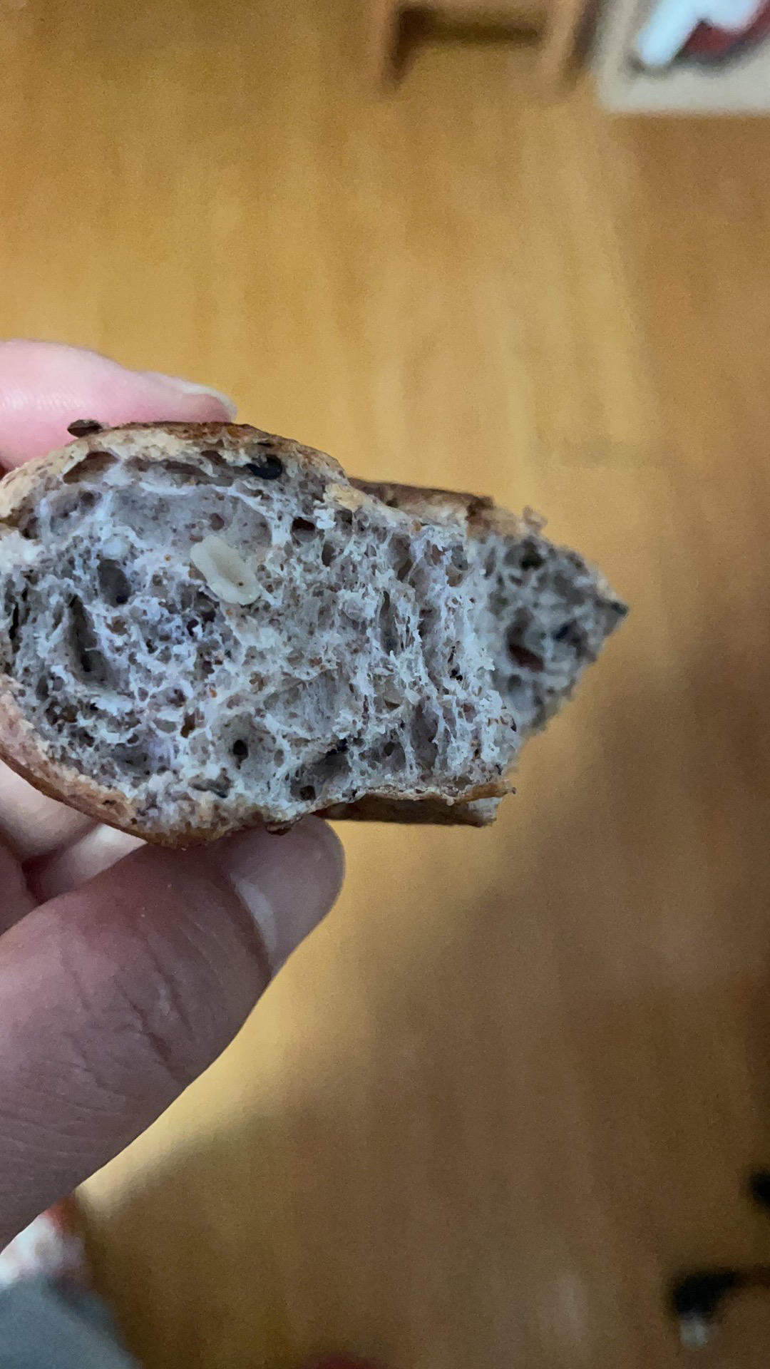 【真香~低卡快手的黑麦多谷物贝果图片】手机用户6368_85ib_下厨房