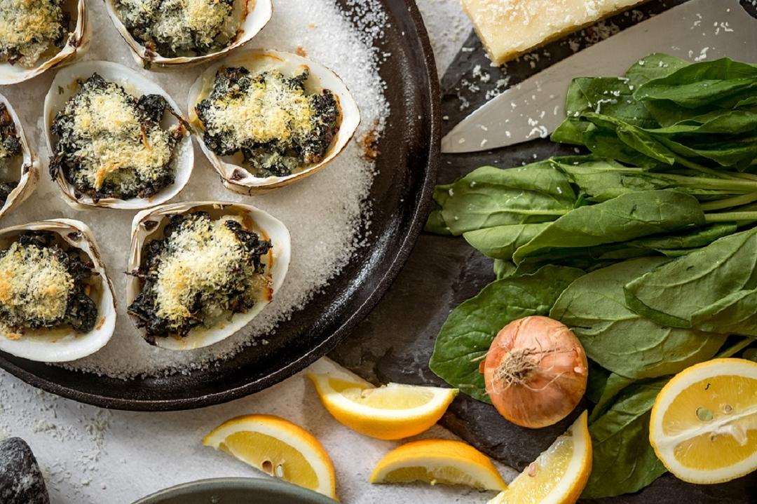 【Cloudy Bay Storm Clams Rockefeller的做法步骤图】填写用户名abcd_下厨房