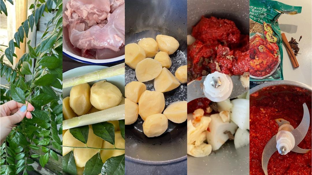 【娘惹咖喱鸡Nyonya kari ayam/ Nyonya curry chicken的做法步骤图】荷忆家_下厨房