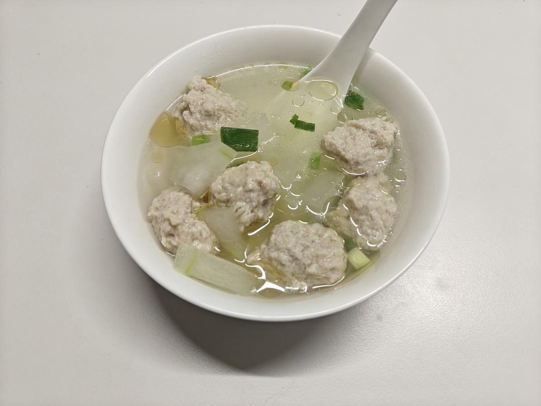 【巨鲜美的冬瓜丸子汤图片】丁丁_g7uh_下厨房