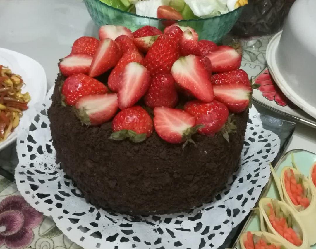 【奥利奥水果奶油蛋糕图片】_r892_下厨房