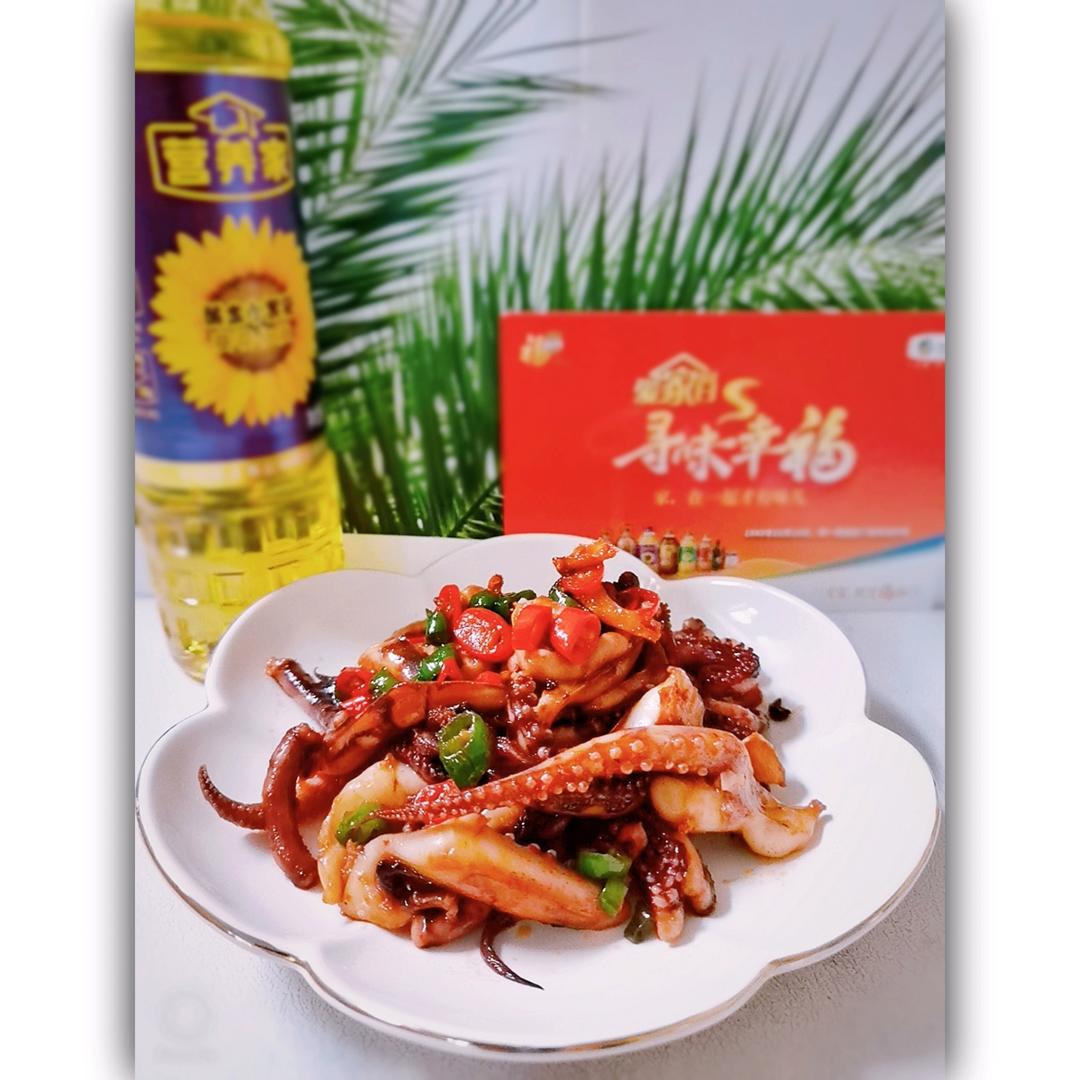 【辣炒鱿鱼须图片】璀璨星空_i7xk_下厨房