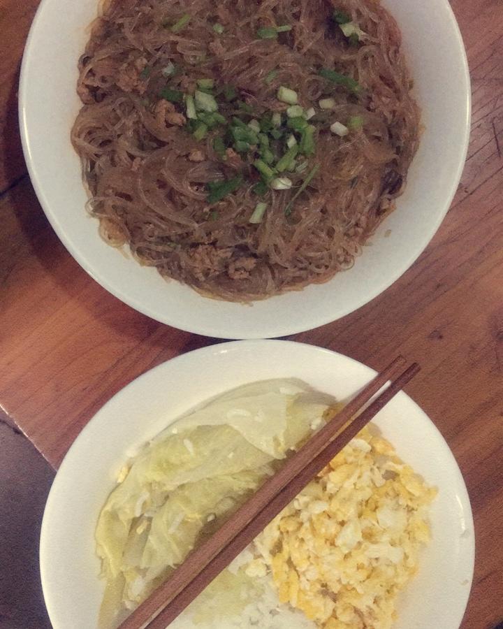 【口味清爽的粉丝炒肉泥图片】pkjy_下厨房