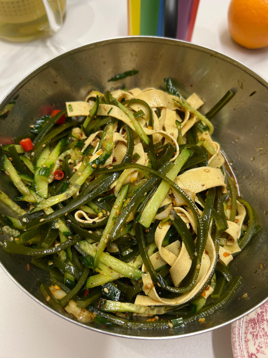 【‼️比辣条还好吃百倍〰️香辣豆皮 零厨艺图片】philip_teng_下厨房