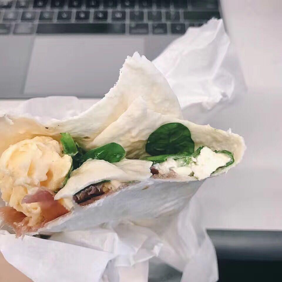 【意大利火腿早餐卷 breaky wrap的做法步骤图】舞骊_下厨房
