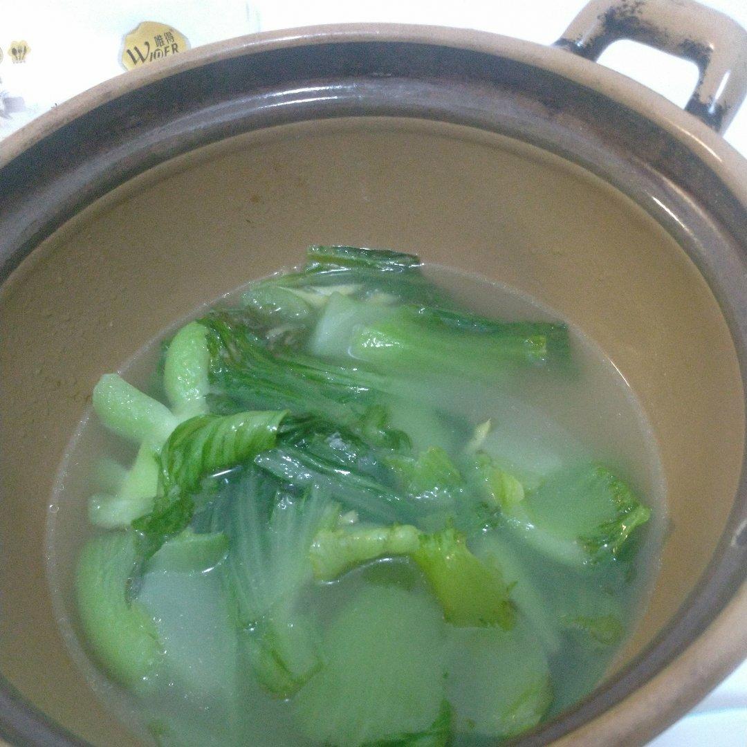 【白灼芥菜（Scalding Mustard Leaf)图片】不会做面包的素食小包_下厨房
