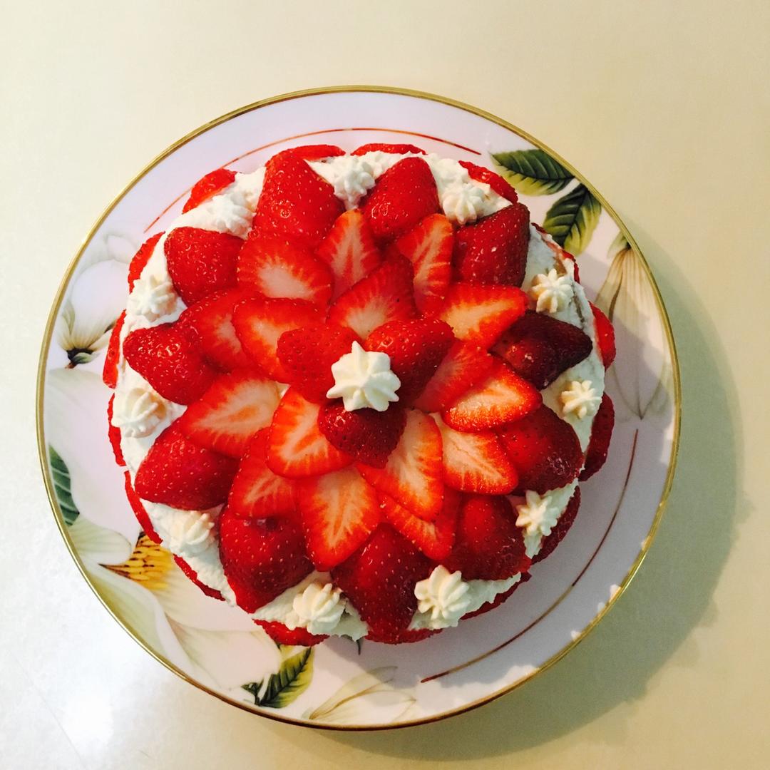 【奶油蛋糕抹平法 简单易操作新手必备图片】娃娃_swqr_下厨房