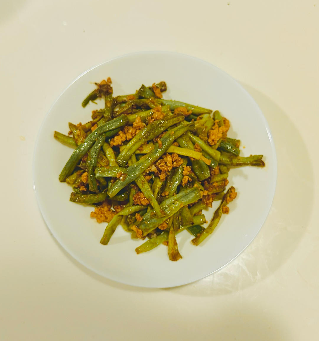 【豇豆炒肉末的做法步骤图，豇豆炒肉末怎么做好吃】Little_Beezy_下厨房