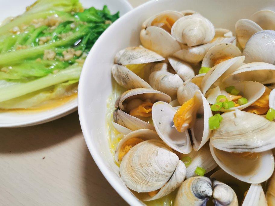 【五分钟可以搞定的下酒菜——酒蒸蛤蜊图片】kathly_下厨房