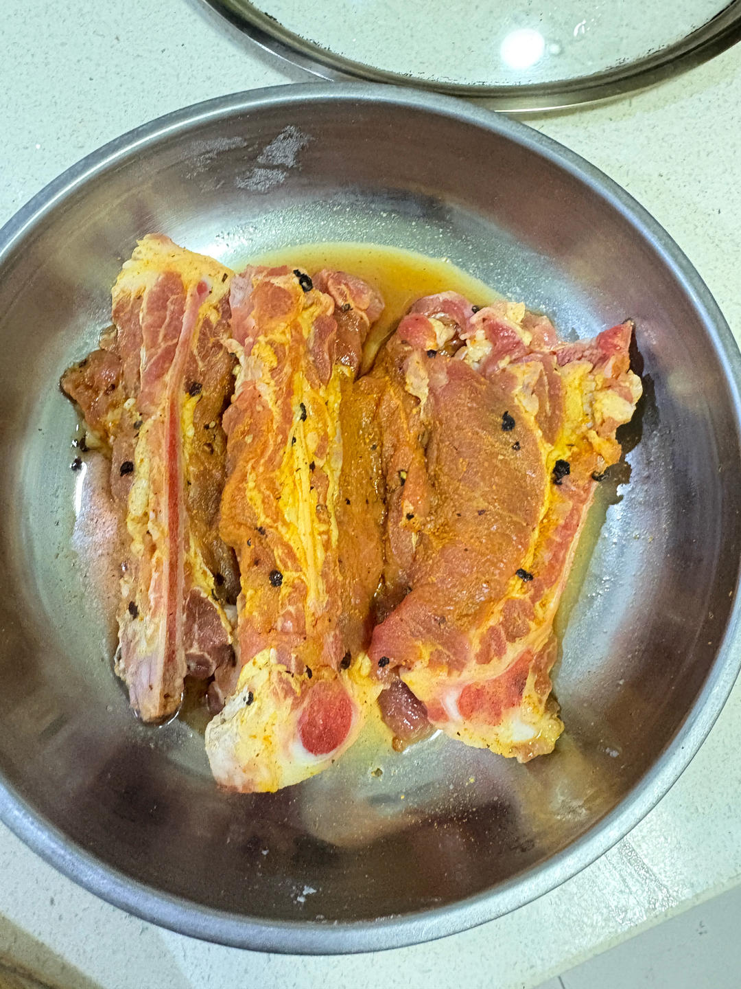 【蒜香姜黄黑椒猪肋排的做法步骤图】Kaikaka_下厨房