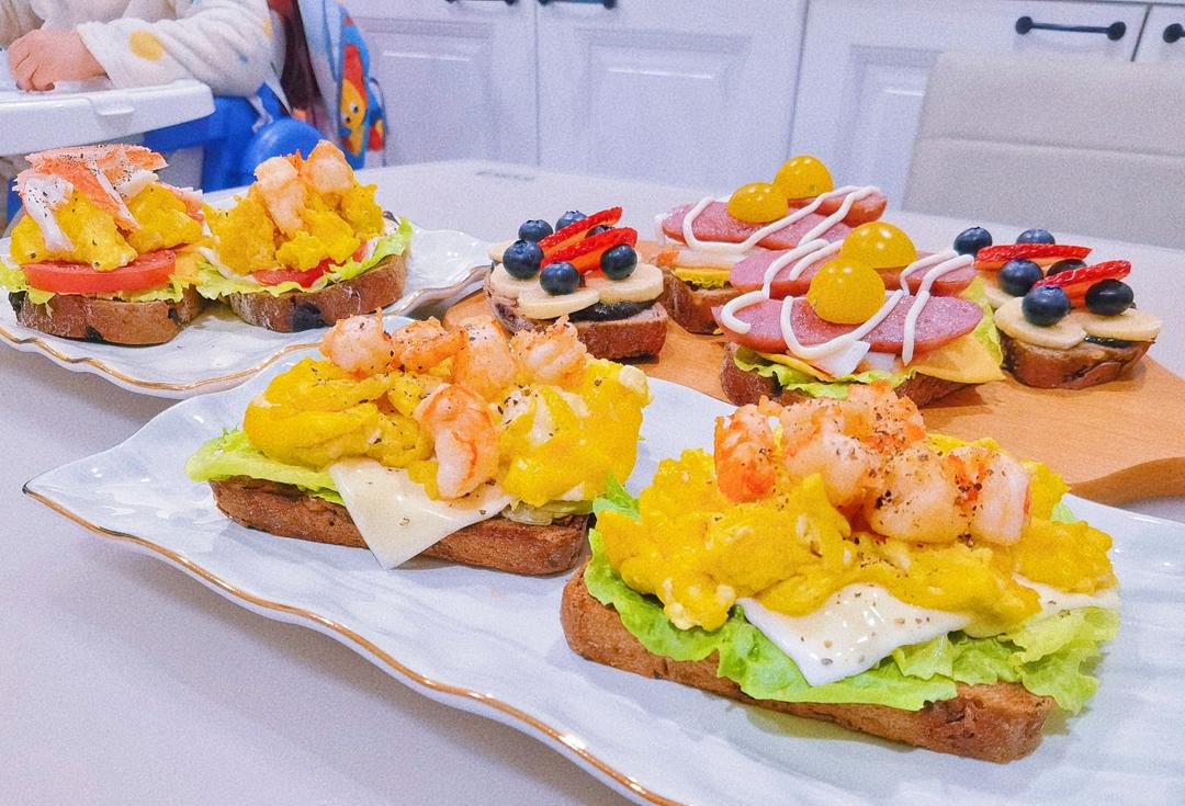 【简单版open sandwich的做法步骤图】海边的巧狮_下厨房
