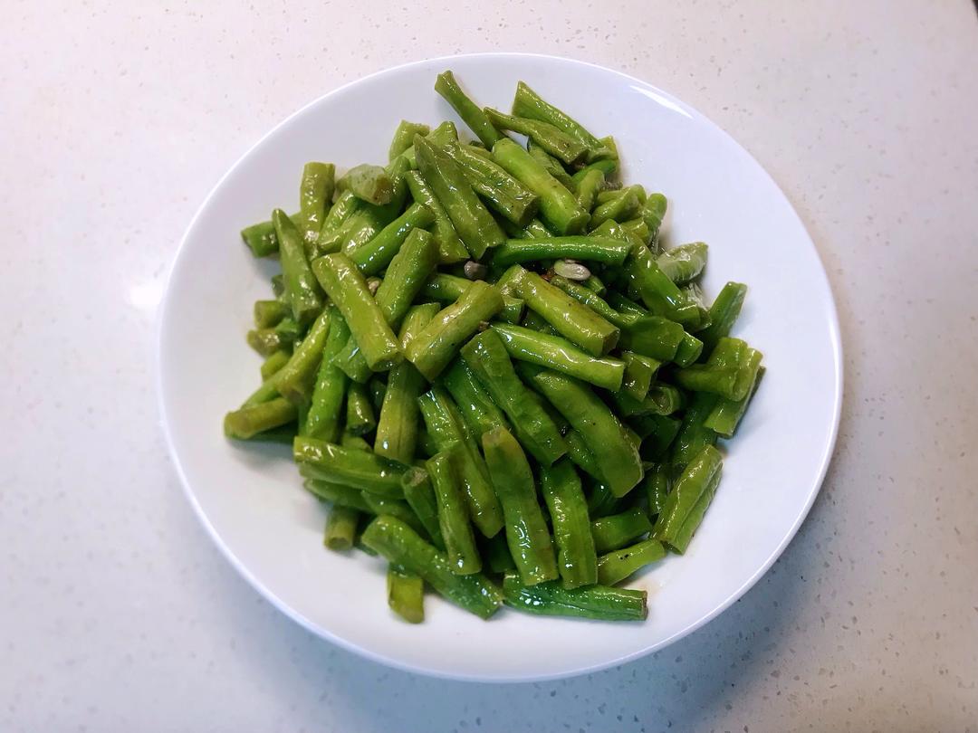 【炒豇豆 by wqy的做法步骤图】吴青芸_下厨房
