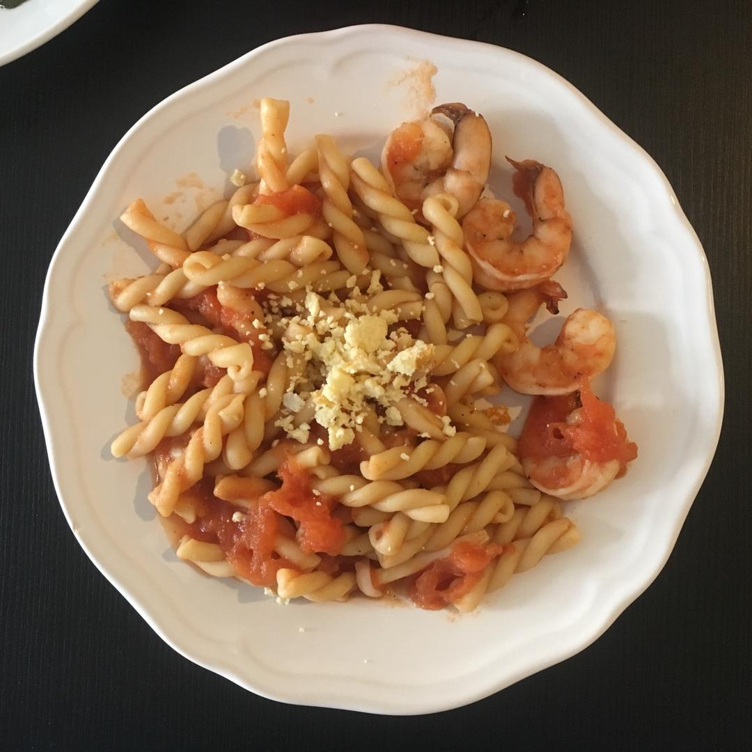 【番茄虾仁意面图片】小鸭酱Lophie_下厨房