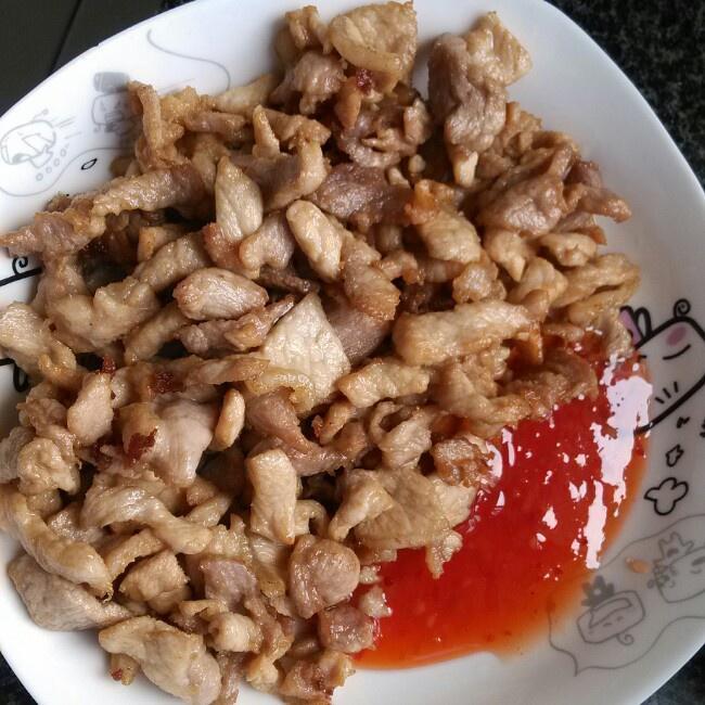 【椒盐瘦肉（简单板）的做法步骤图】eling夏_下厨房