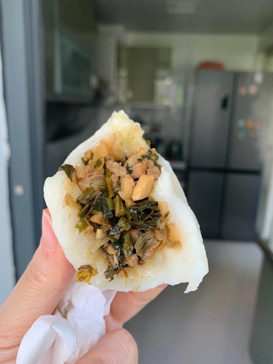 【菜花头团子的做法步骤图，菜花头团子怎么做好吃】手机用户6590_9src_下厨房